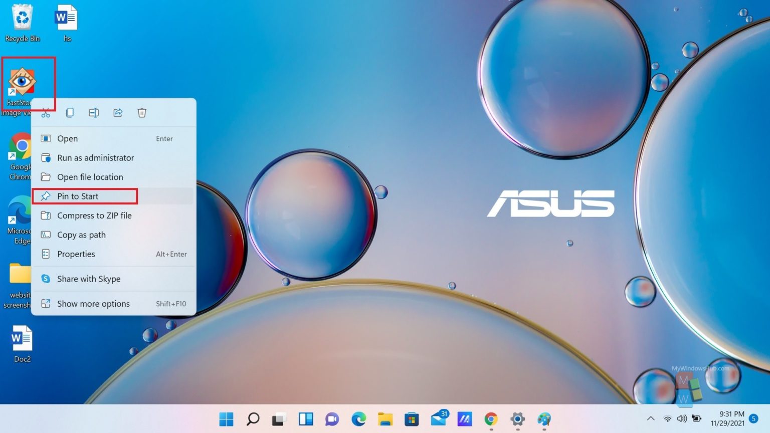 How To Pin An App To Start In Windows 11? | MyWindowsHub